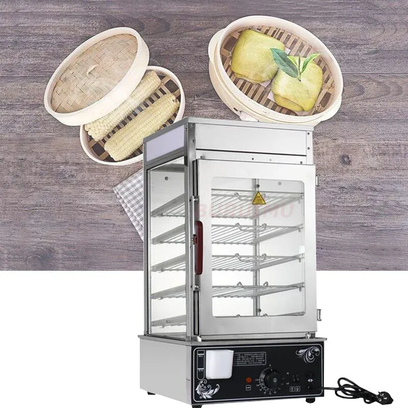 Electric Bun Steamer Commercial Stainless Steel Food Warmer With ...
