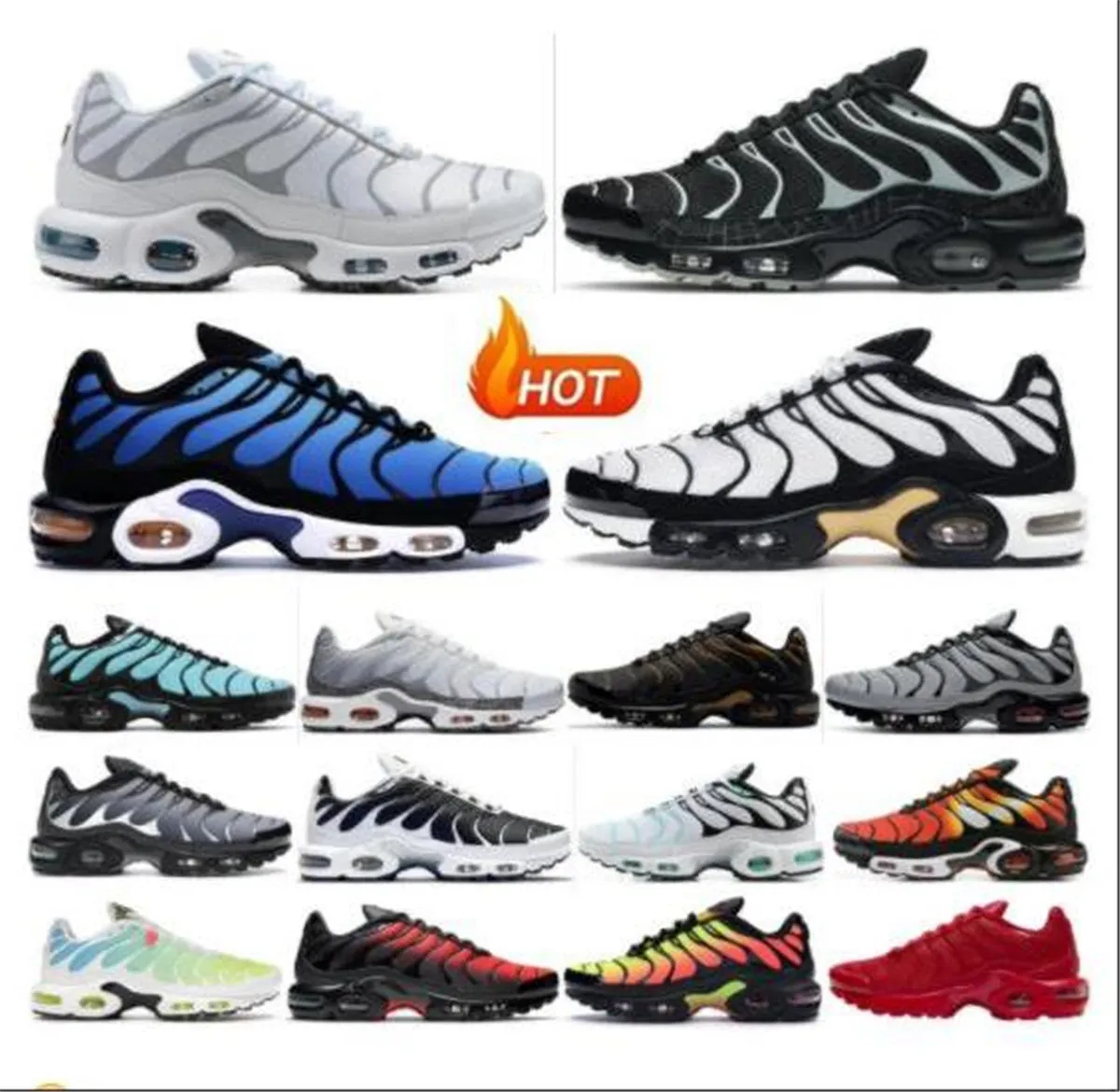 Tn Plus Terrascape Running Shoes Tns Men Women Unity Black White ...