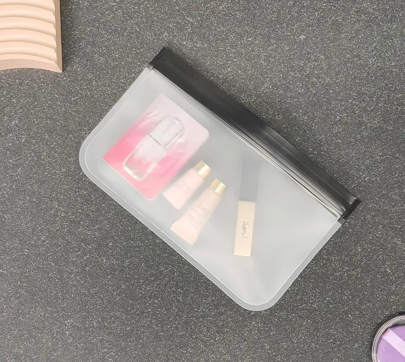 DHL PEVA Transparent Waterproof Cosmetic Bags for Women, Medium and ...