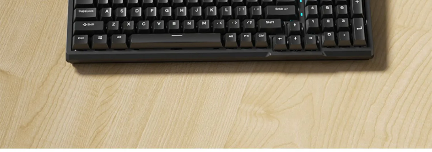 WK980 Hot Swappable 98 Key Mechanical Keyboard Kit Wireless Bluetooth 5 ...