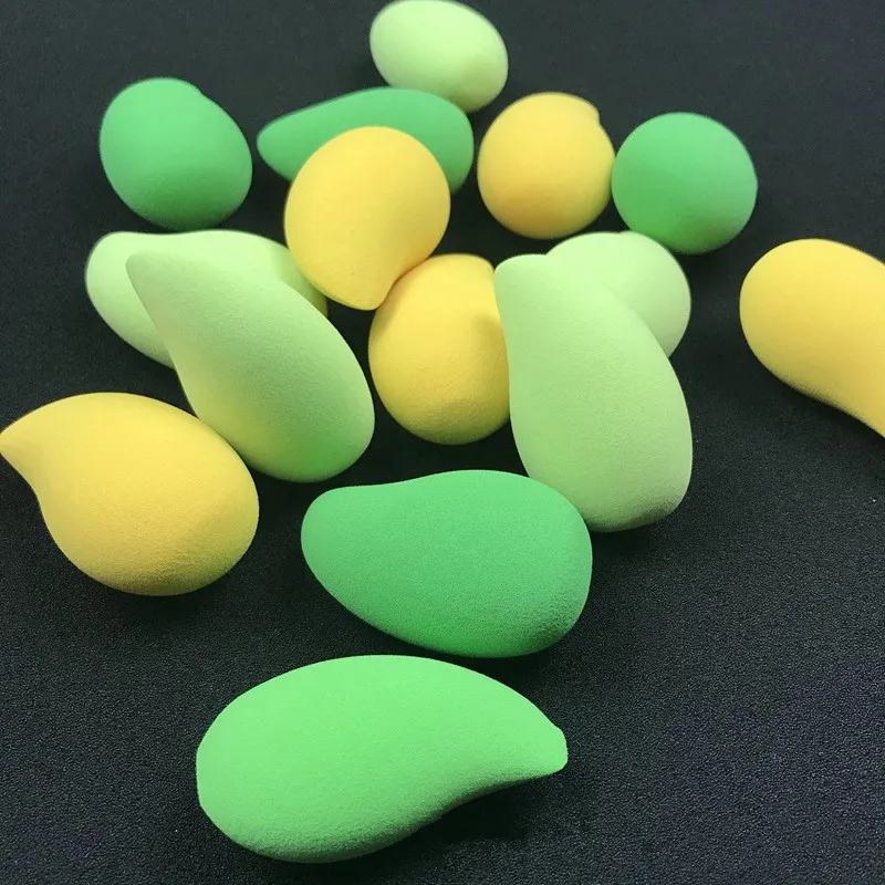 Mango Shape Soft Water Sponge For Flawless Makeup Application Ideal For ...