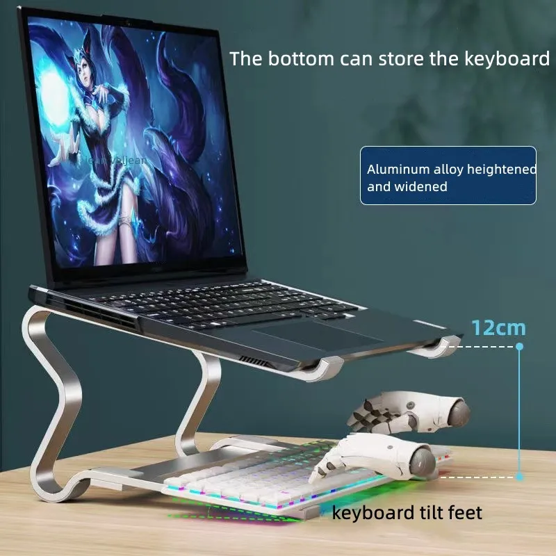 Aluminum Laptop Stand Portable Game Notebook Cooling Holder Compatible ...
