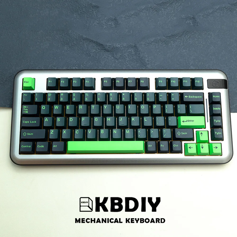 Gmk Wavez Keycaps Cherry Profile Pbt Double Shot 173 Keys Diy Custom Mx ...