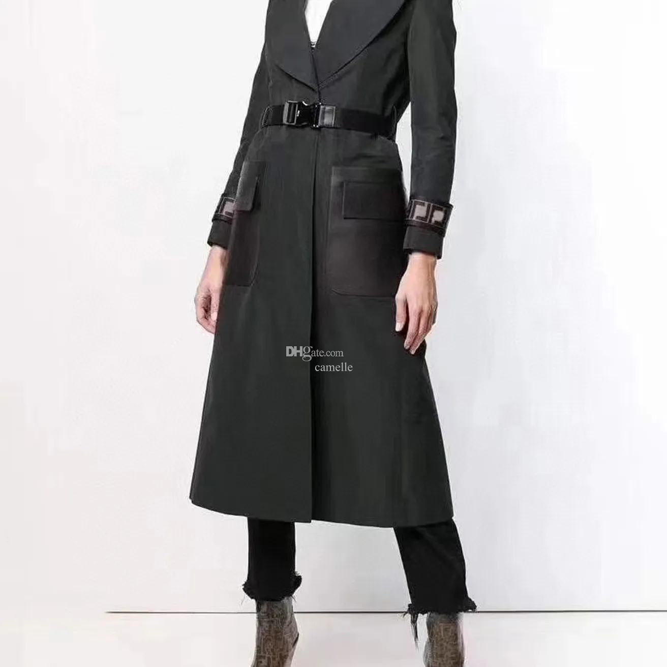 Womens Trench Coats Designer Luxury Women Windbreaker Body Double F ...