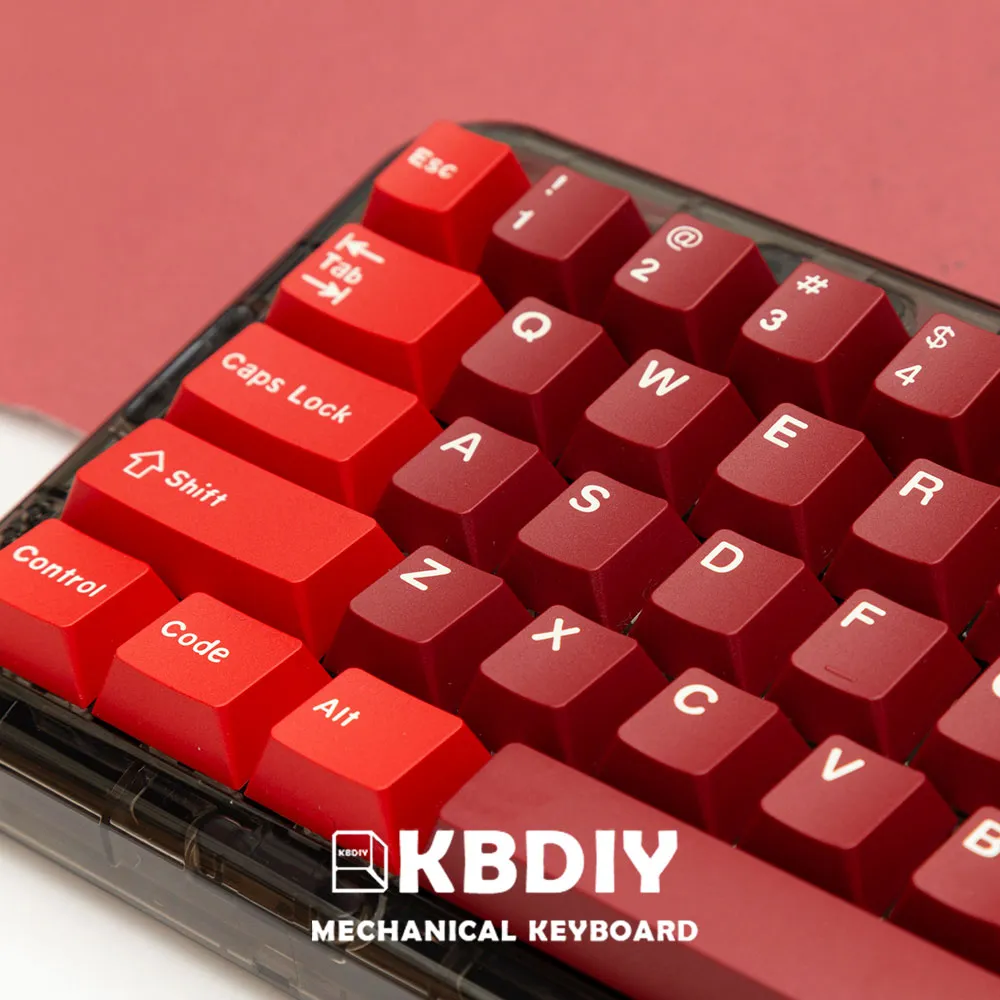 KeyCap A Doppio Colpo PBT Rosso Profilo Ciliegia MX Switch Key Caps ...