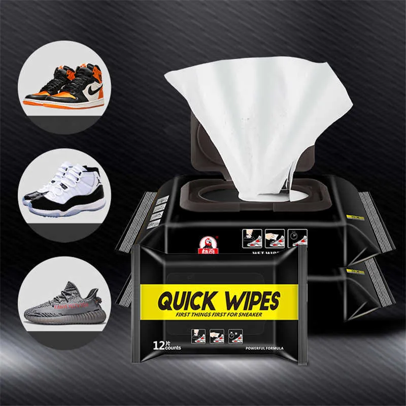 Disposable Shoe Wipes Small White Cleaning Cloths For Fast, Easy Shoe ...