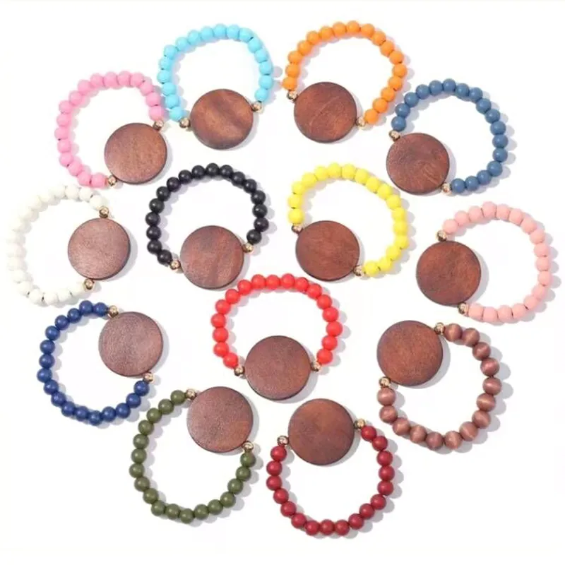 Wooden Bracelets For Guys: DIY Beaded Wooden Sign Wrist Strands ...