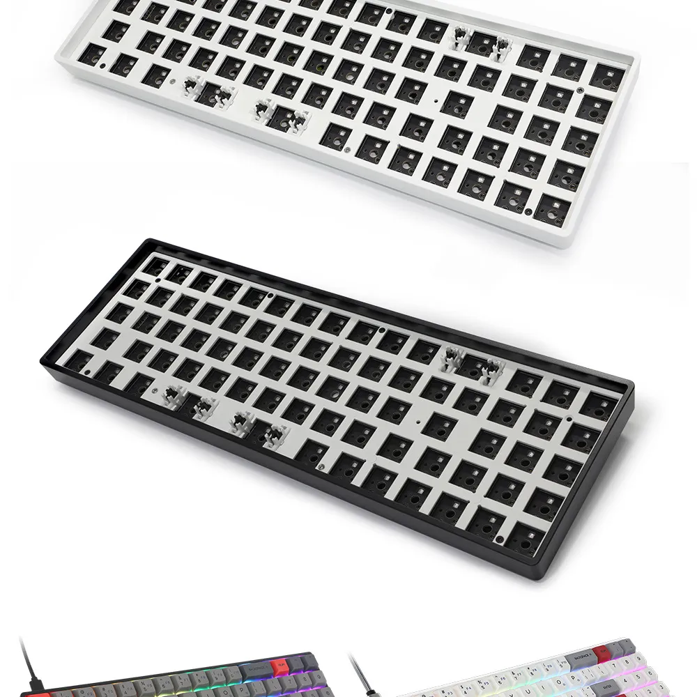 GK73/GK73S KIT Mechanical Keyboard Custom DIY RGB MX Kailh Box Switch ...