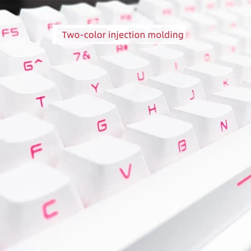 PBT Keycaps Set, Side Engraved, Translucent Backlit, OEM Profile For ...