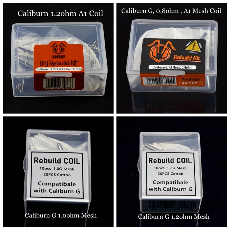 RBK Rebuild Kit For Caliburn Koko Cartridge A1 Coil... From Feifzheng ...