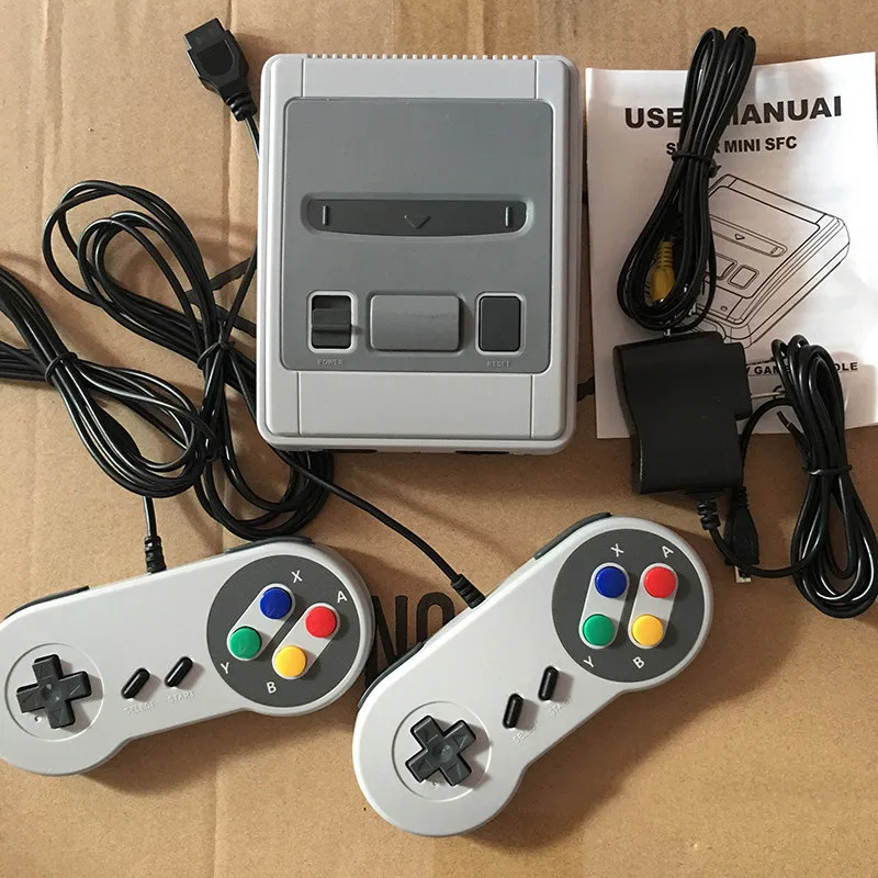 Mini Classic Retro old video game consoles with 8 Bit 620 SNES Games ...