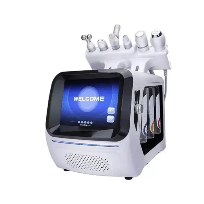 6 In 1 Oxygen Aqua Facial Jet Peel Machine With Bubble Function, Water ...