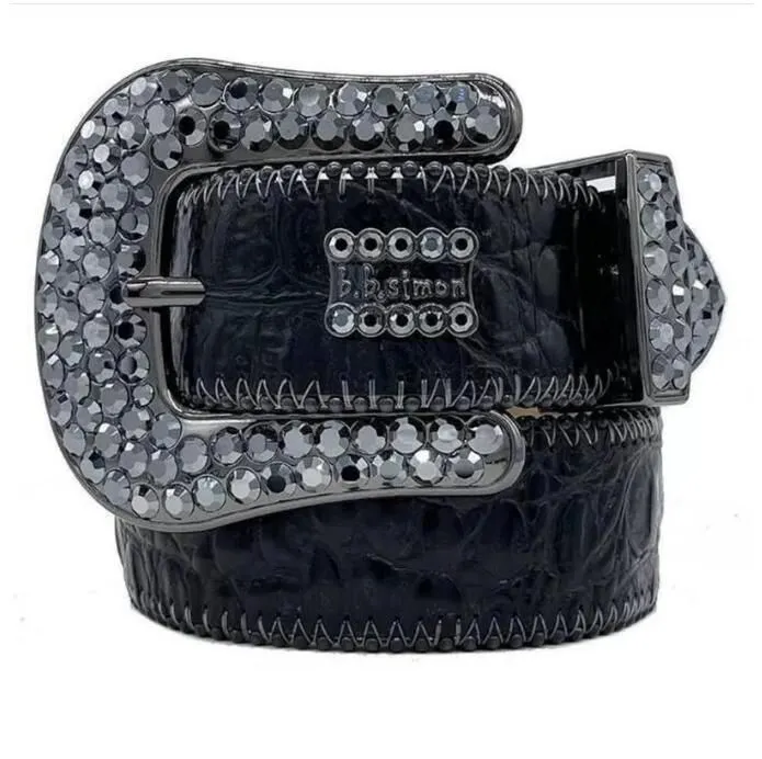 Shiny Diamond Designer Belt For Men And Women Multicolored With ...