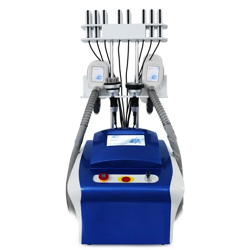 Portable 4 In 1 Cryo Fat Freezing Machine With RF Cavitation, 2 Frozen ...