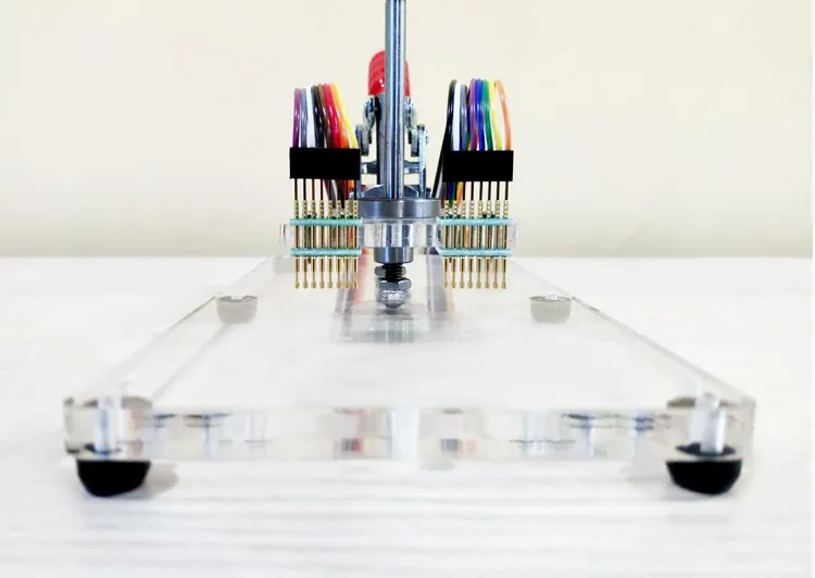 Test Probe Wire PCB Terminal Block Fixture: 2.54mm JTAG Test Jig ...