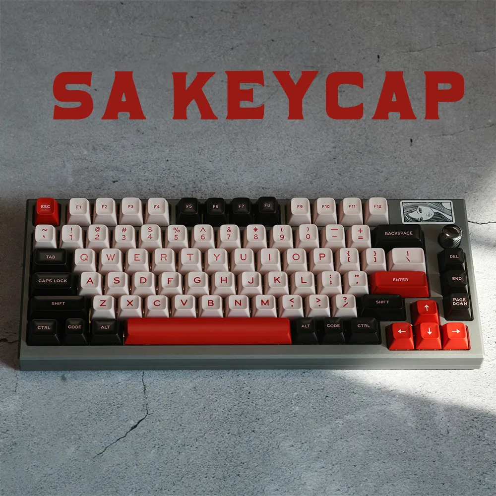 172 Key Double Shot SA Profile Keycaps Cherry MX Switch Compatible For ...