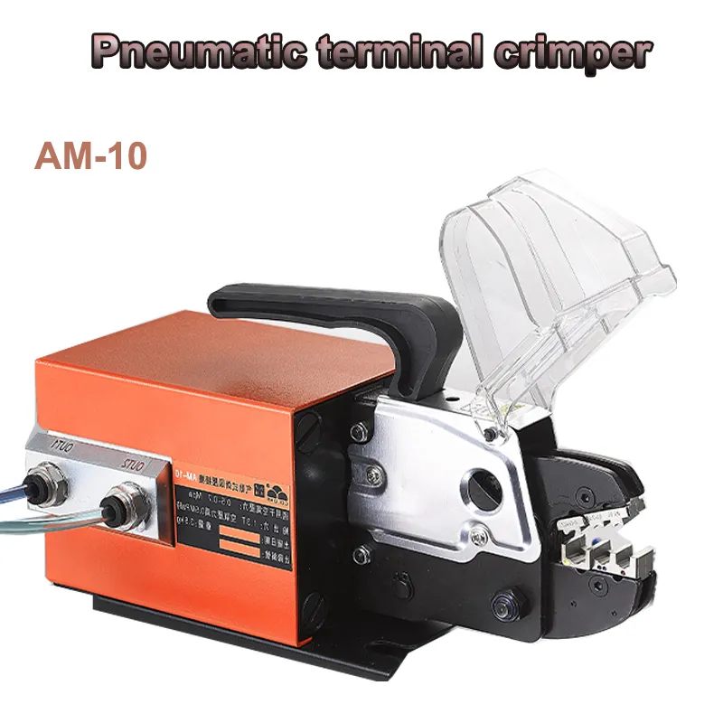 Pneumatic Crimping Router Tool Insulation Cable Wire Terminals Crimper ...