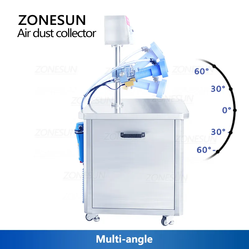 ZONESUN ZS-NIC1 Semi-Automatic Negative Ion Dust Collector Bottle ...