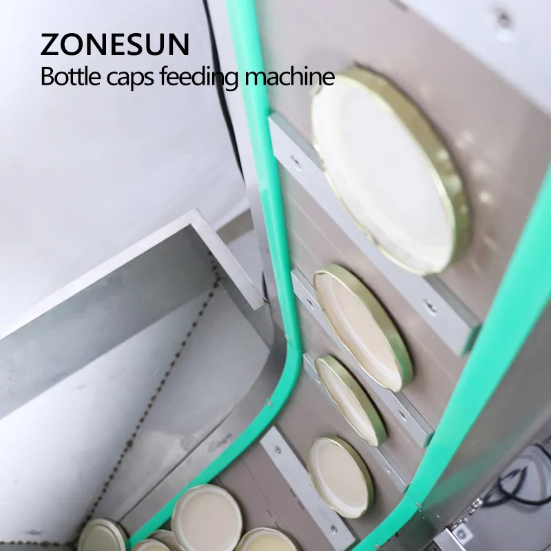 ZONESUN ZS SLJ1 Automatic Cap Feeding Lifting Elevator Machine For ...