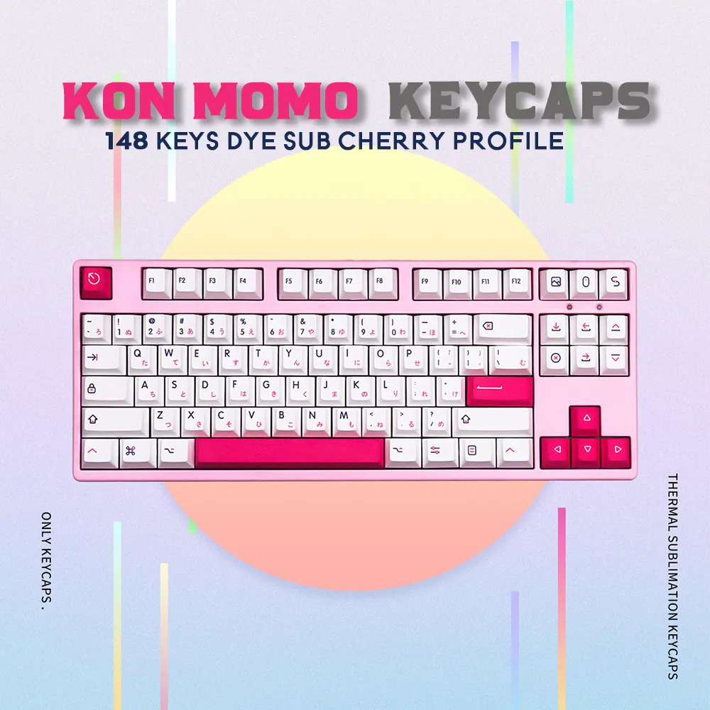 GMK Sushi TaiChi 139 Keys DYE SUB PBT Keycaps Japanese Custom ...