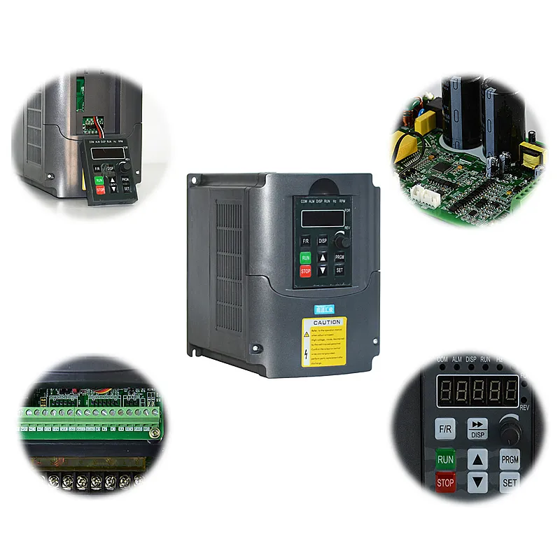 Wholesale ER11 Square Water Cooling Motor: 1.5kw VFD Inverter, 220v/110v, CNC Milling Machine ...