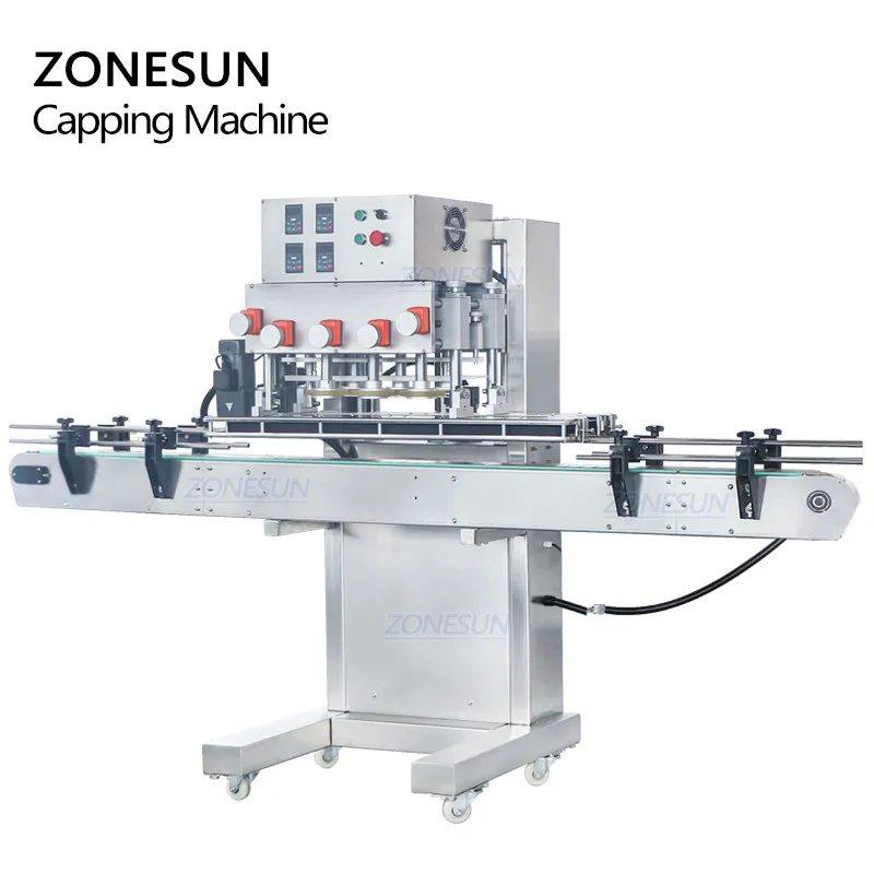Wholesale ZONESUN ZS XG440B Pneumatic Screw Zonesun Capping Machine For Plastic, Glass, Vials ...