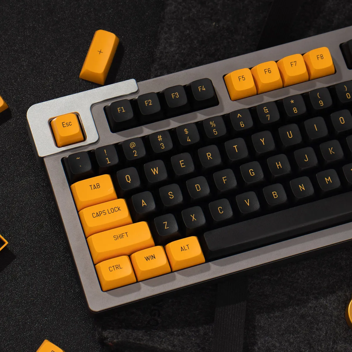 SA Keycaps Double Shot MSA Profile Bumblebee Keycap Set 150 Keys Custom ...
