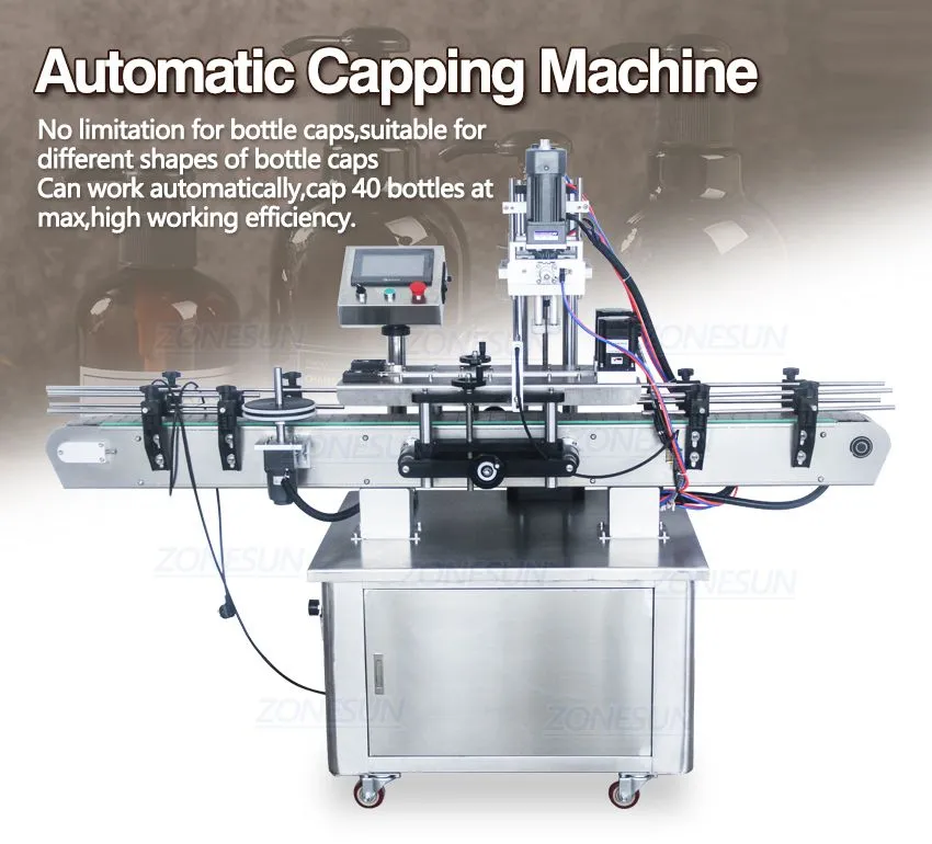 DHgate.com:Automatic Plastic Bottle Sealer Machine: ZONESUN Electric Capping for Shampoo ...