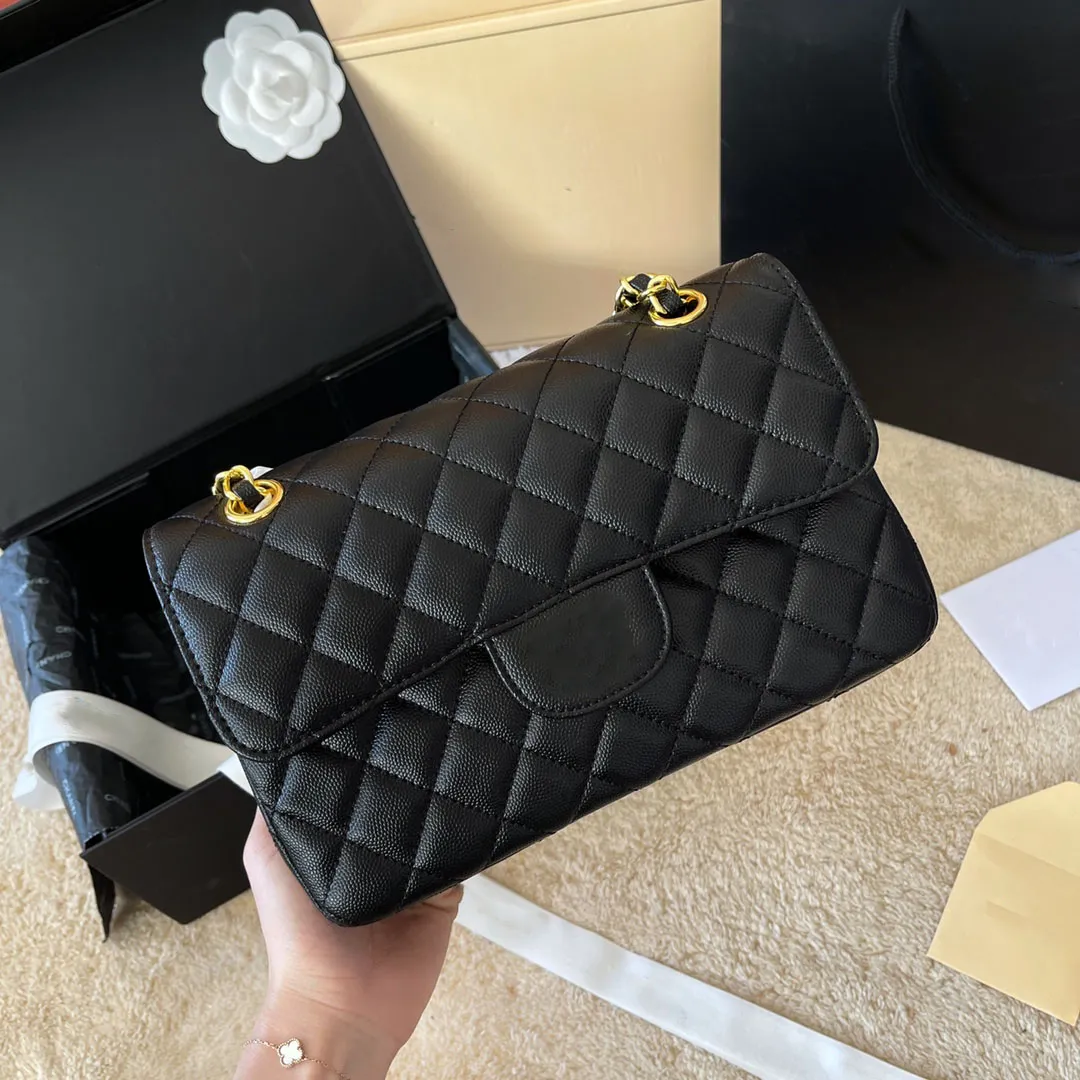 Designer Caviar Leather Shoulder Leather Shoulder Bag... From Gdbagg8 ...