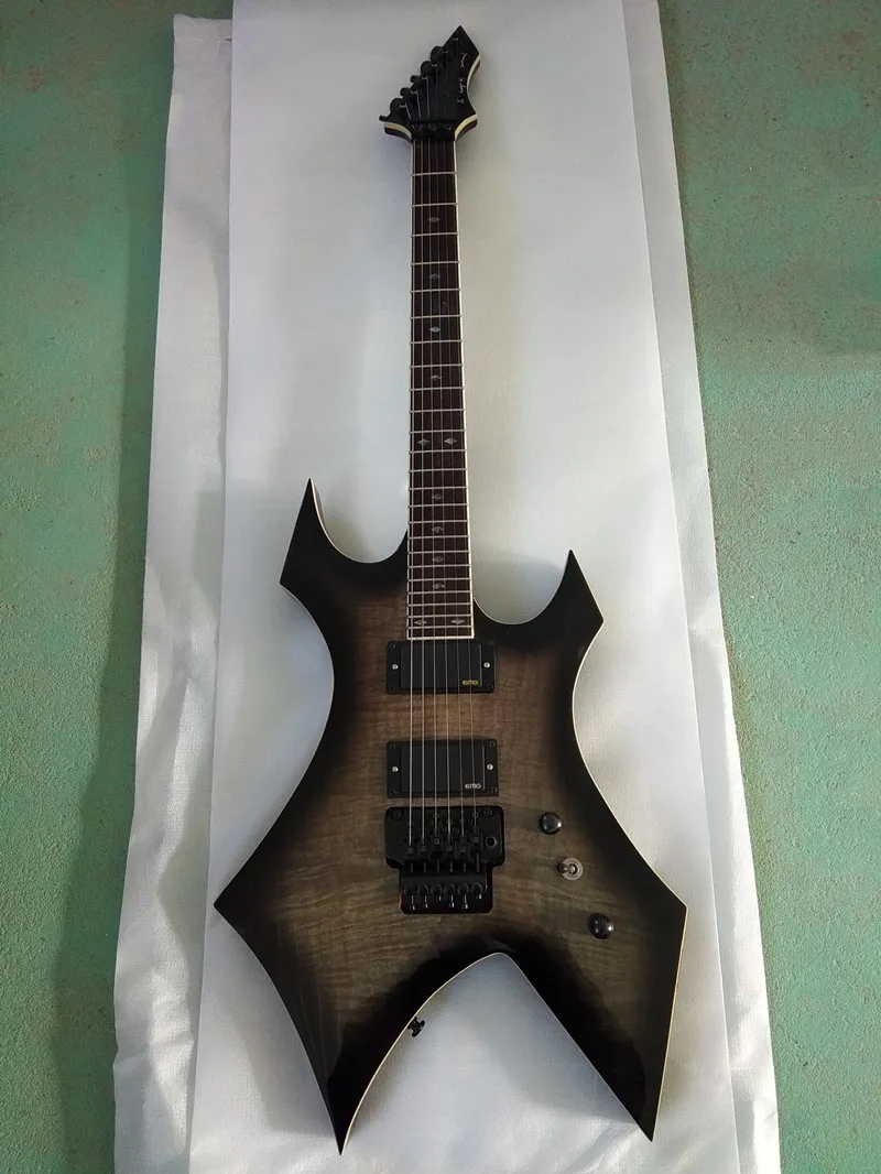 Electric Guitar Custom 6 String: Vintage Inspired Solid Body With Alien ...