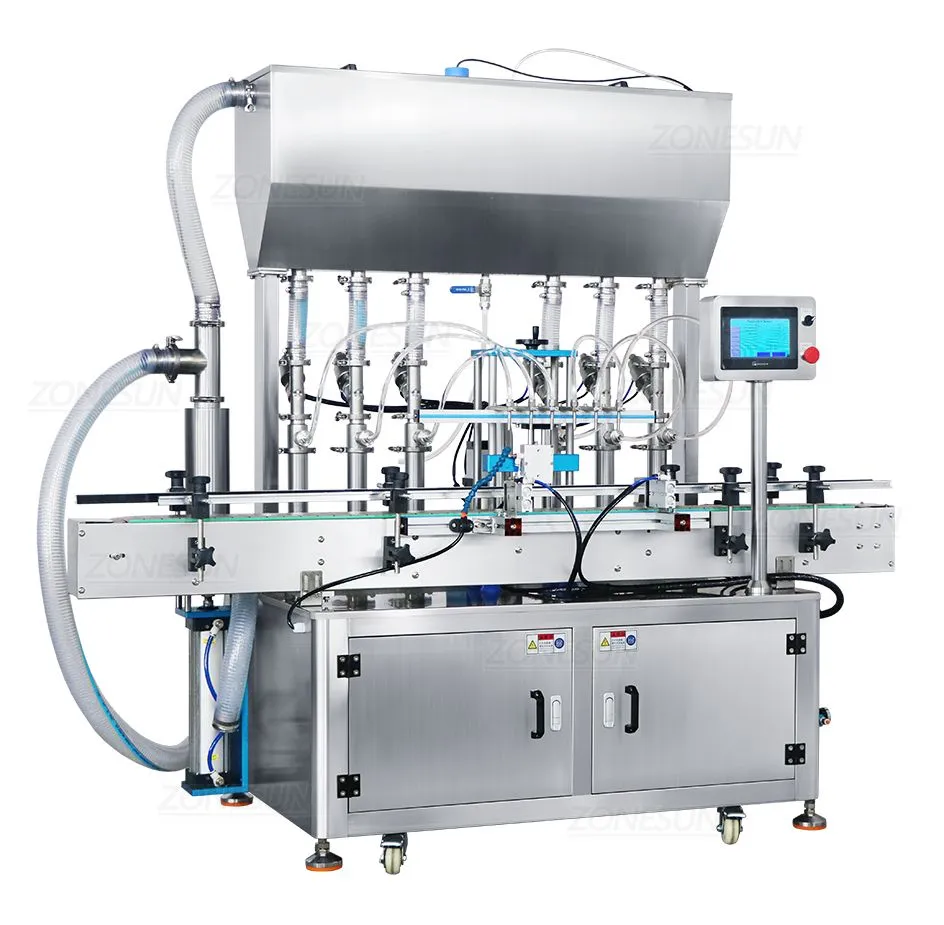 Automatic Zester Honey Filling Machine ZONESUN ZS YT6T 6PX Six Head ...