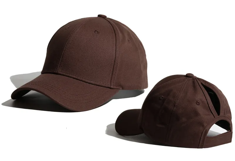 High Ponytail Baseball Cap - Solid Color Sunhat for Women, Perfect for ...