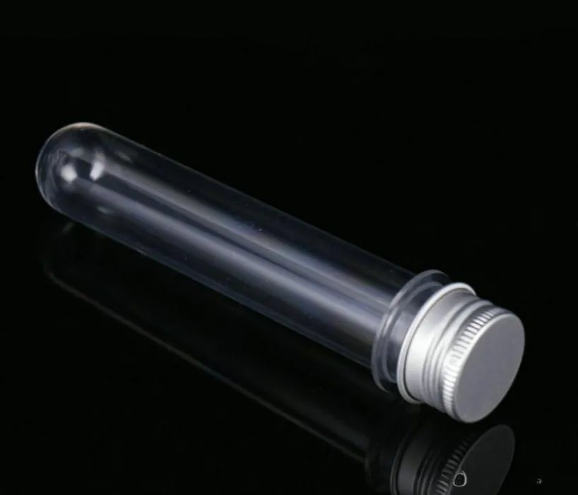 Transparent Plastic Test Tube Bottles 30ml 40ml 100ml Cylindrical ...