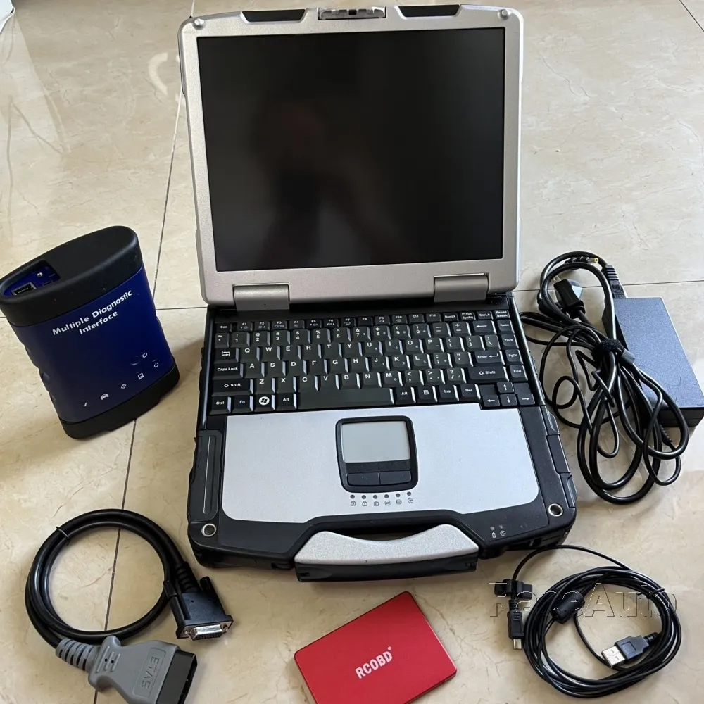 OBD2 Diagnostic Tool Set - USB/Bluetooth Compatible, Laptop & Cables ...