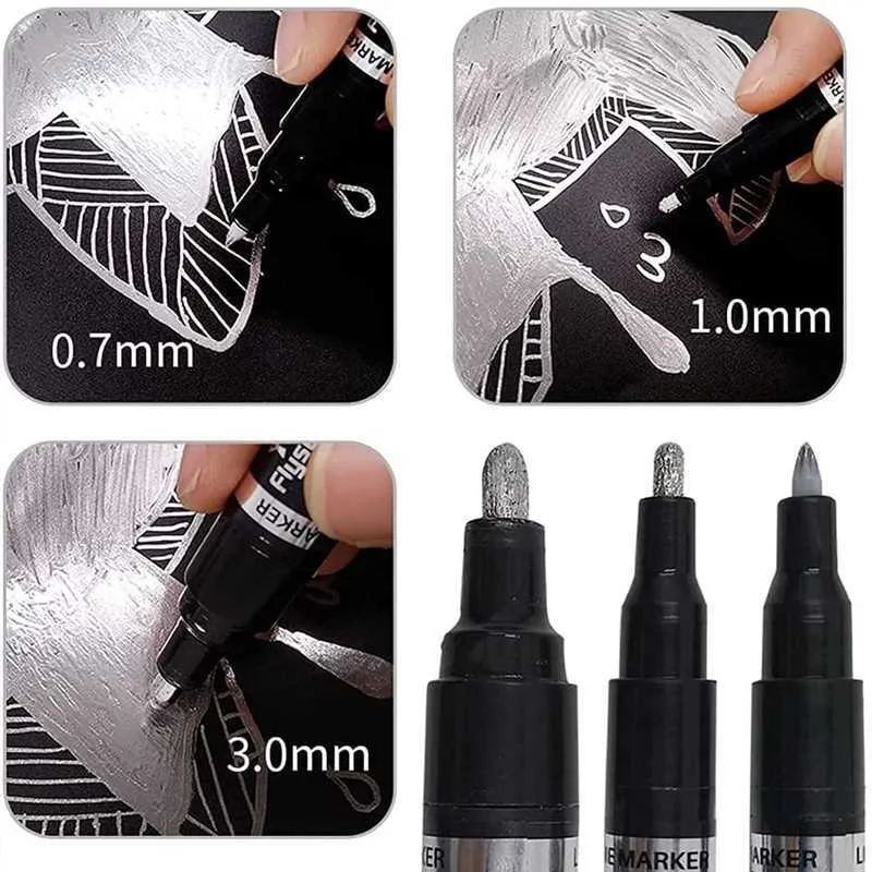 Wholesale Haile Silver Liquid Mirror Marker Pen For DIY Reflective ...