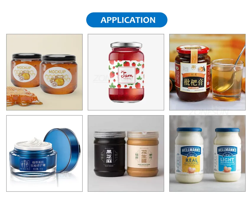 Automated Filling Line: Round Bottle Glass Jar Filling, Capping ...