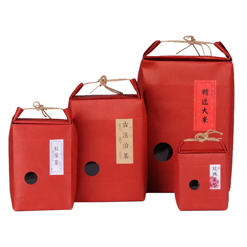 Chinese Red Kraft Paper Gift Bags Standing Food... From Jeffcarol, $0. ...