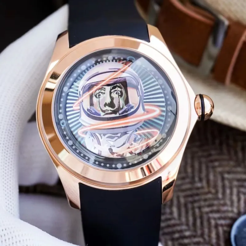 Men's Automatic Mechanical Watch With Unique Dial Design Luxury ...