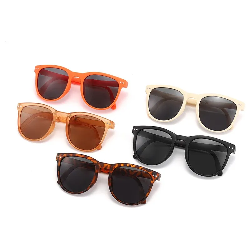 DHgate.com:2024Folding Round Sunglasses for Kids - Retro Sun Protection ...