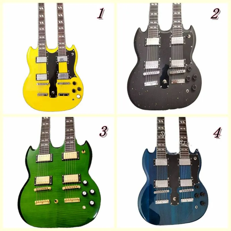 Custom Shop 1275 Double Neck Electric Guitar 12 And 6... From ...