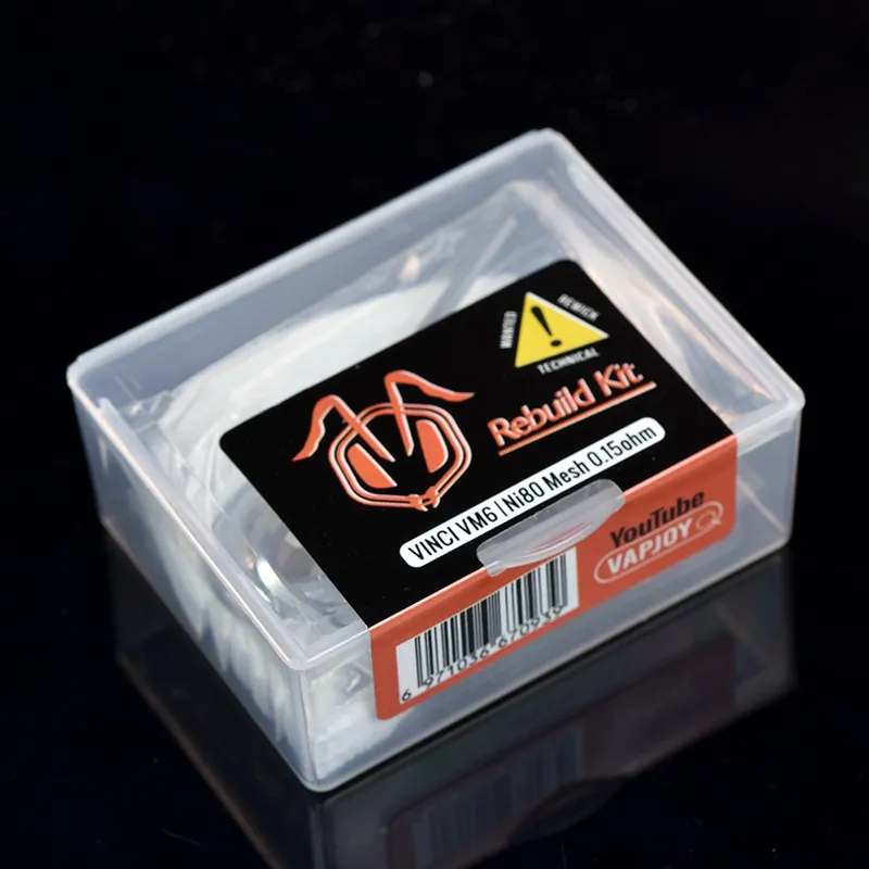 VAPJOY RBK Rebuild Kit For VINCI TM1, Ni80 Mesh 0.6ohm VM1 0.3ohm VM5 0 ... VAPJOY RBK Rebuild Kit For VINCI TM1, Ni80 Mesh 0.6ohm VM1 0.3ohm VM5 0 ...