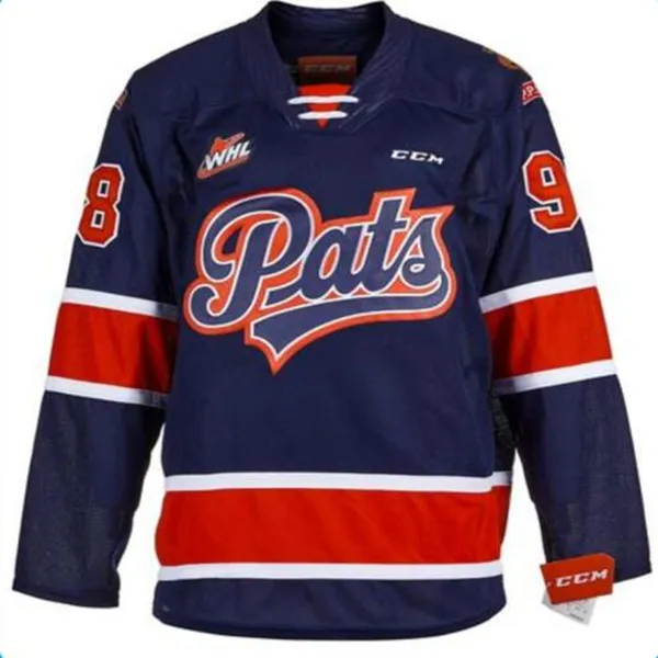 Regina Pats Hockey Jersey Connor Bedard Tanner Brown Alexander Suzdalev ...
