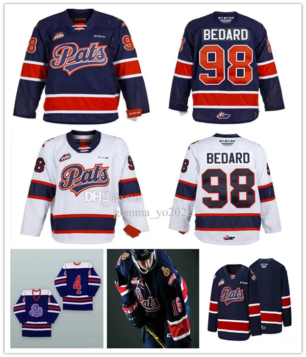 Connor Bedard Regina Pats Hockey Jerseys Stitched Uniforms For Fans ...