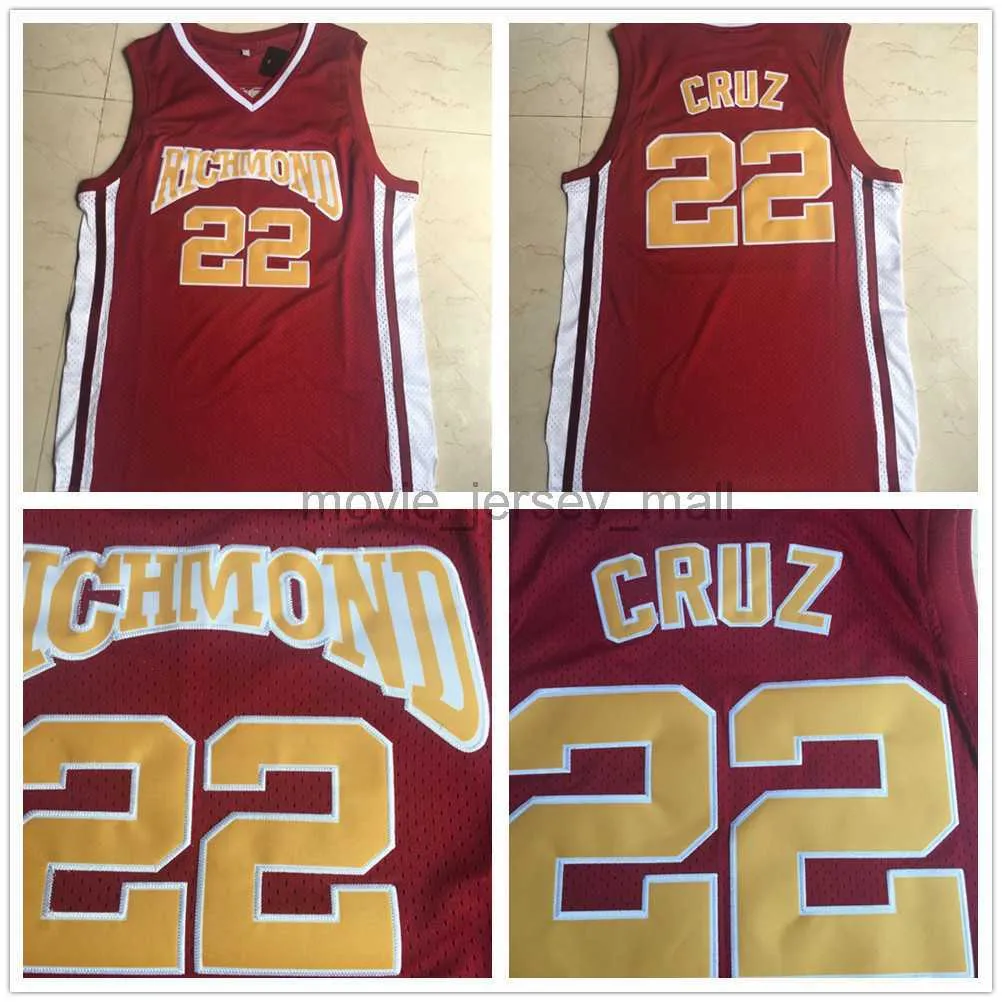 NCAA Hombres Timo Cruz College Baloncesto Jerseys 22 Richmond High ...