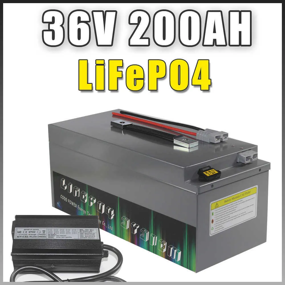 36V 200Ah LiFePO4 Deep Cycle Battery Pack 5000W... From Liuzedongllll ...