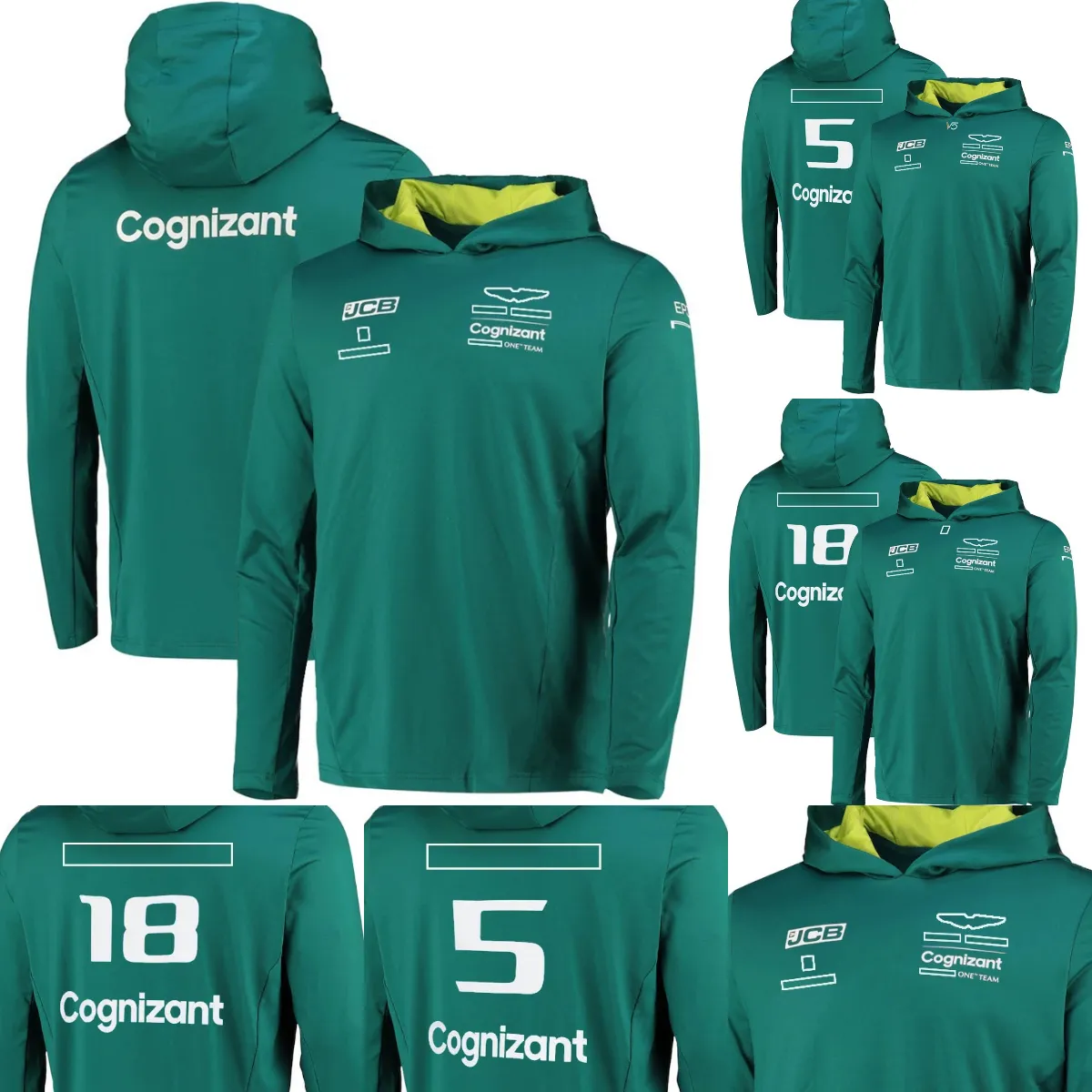 Ferrari F1 Apparel: Racing Team Sweat À Sweat Surdimensionné Vert ...