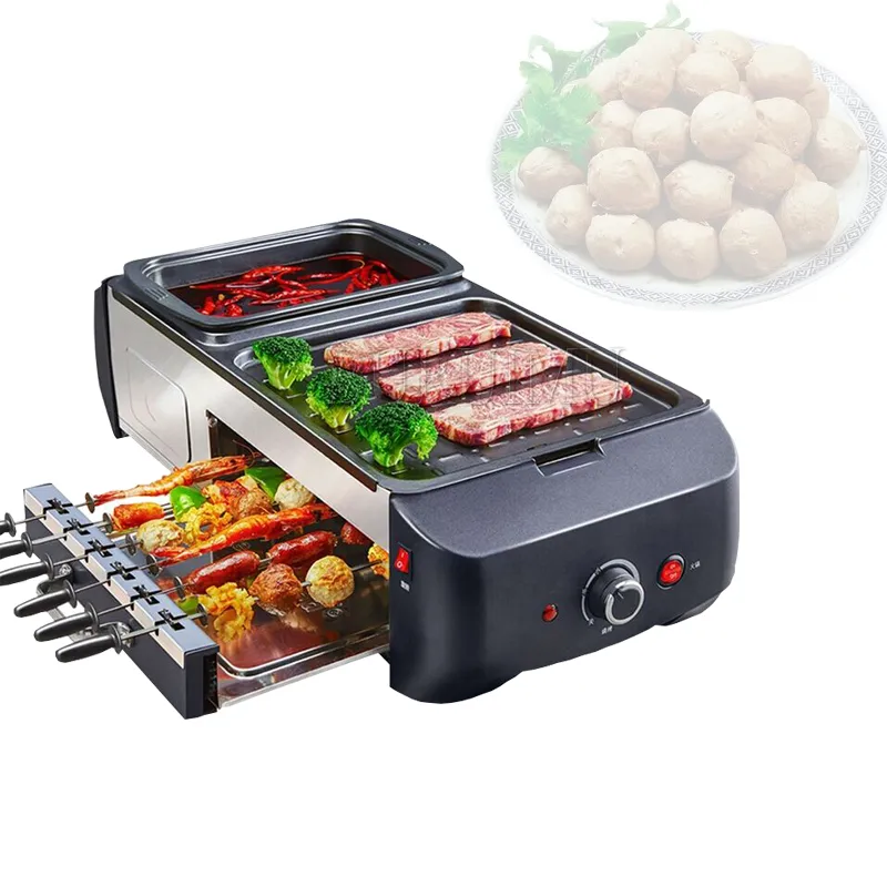 Multi Function Hot Pot And Barbecue Grill Korean Style One Piece Baking ...