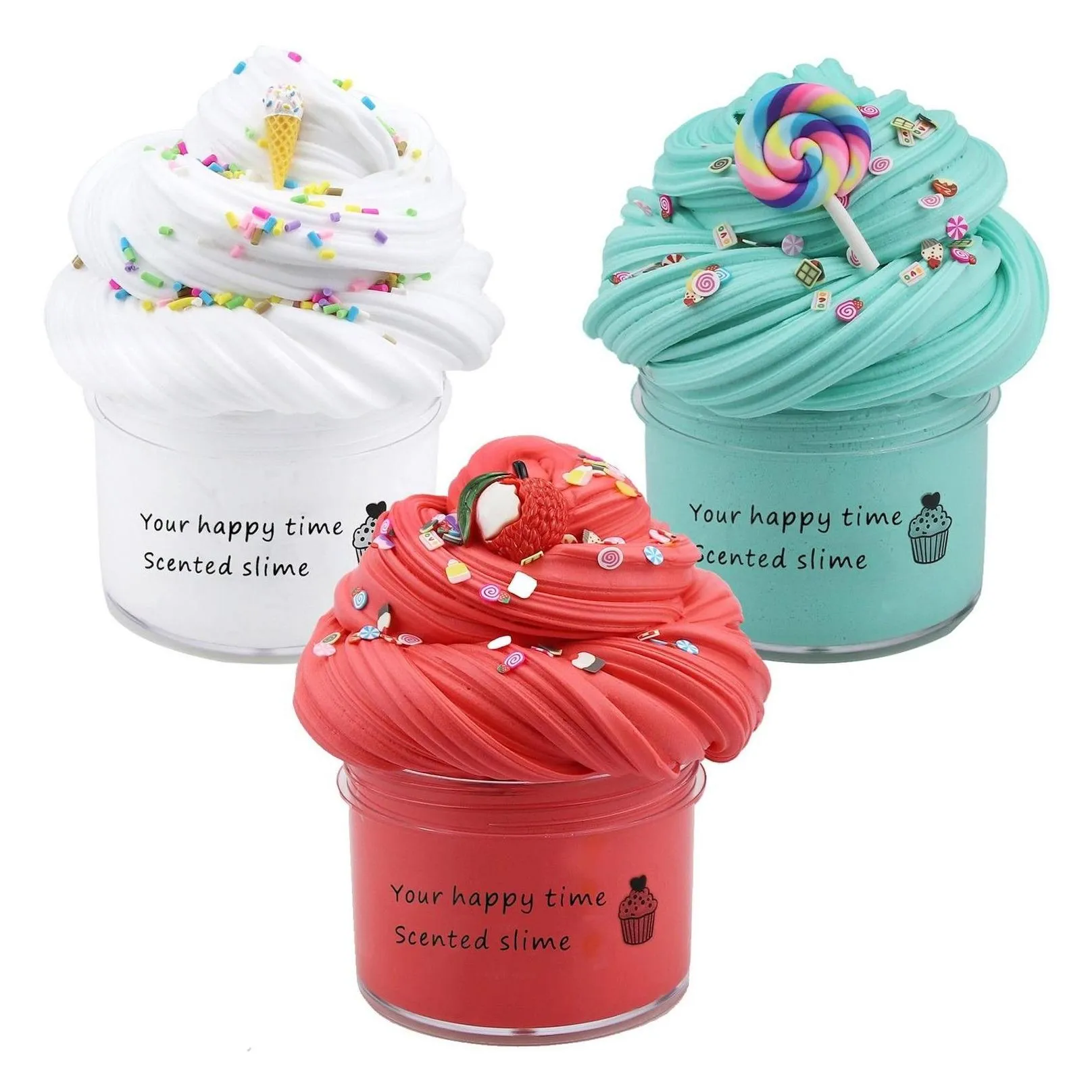 DIY Scented Fruit Clay Kit - Soft Stretchy Cloud Slime Making Set from ...