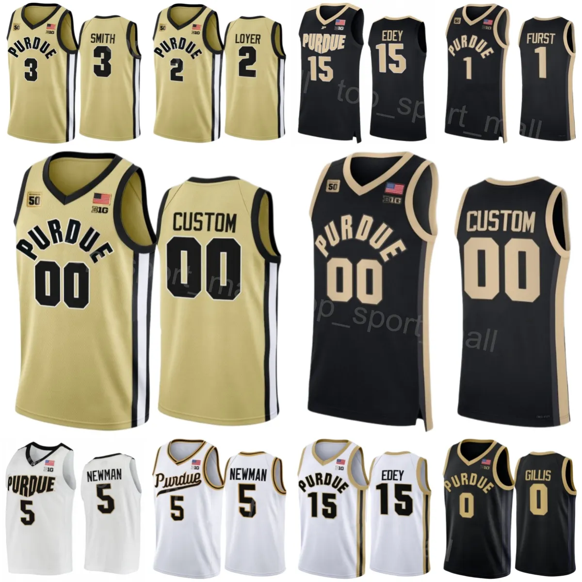 Purdue Boilermakers Basketball Jersey, NCAA College Stitched University ...