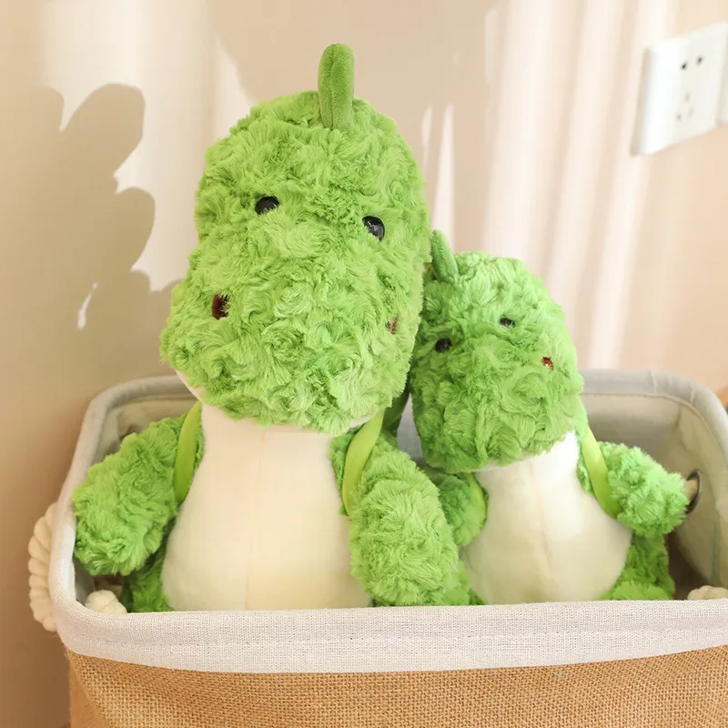 Kawaii Green Dinosaur Platypus Plush With Avocado Backpack Soft And ...